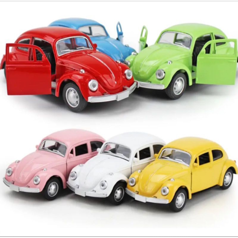 Miniatura Fusca Fusquinha Carrinho Coleção Várias Cores | Shopee Brasil