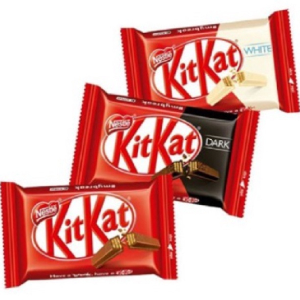Chocolate Kitkat ao Leite Dark Chocolate Branco 41,5g | Shopee Brasil