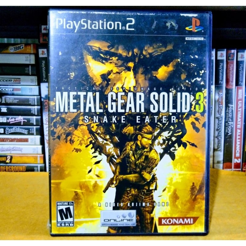 Metal Gear Solid 3 Snake Eater PS2 Original NTSC/UC Americano | Shopee ...