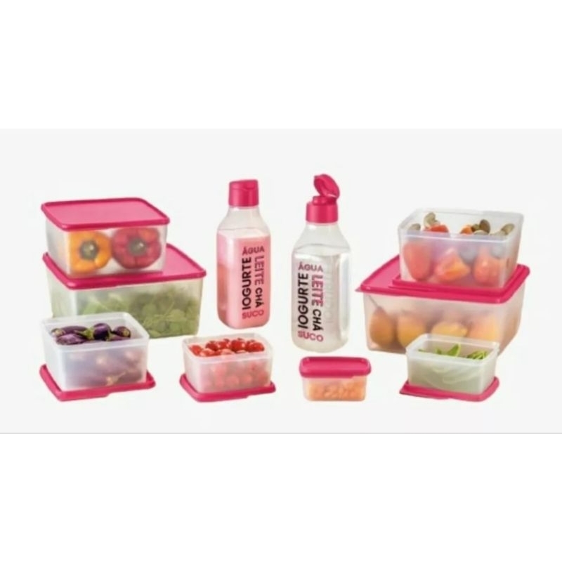 kit Basic Line 10 peças Tupperware | Shopee Brasil
