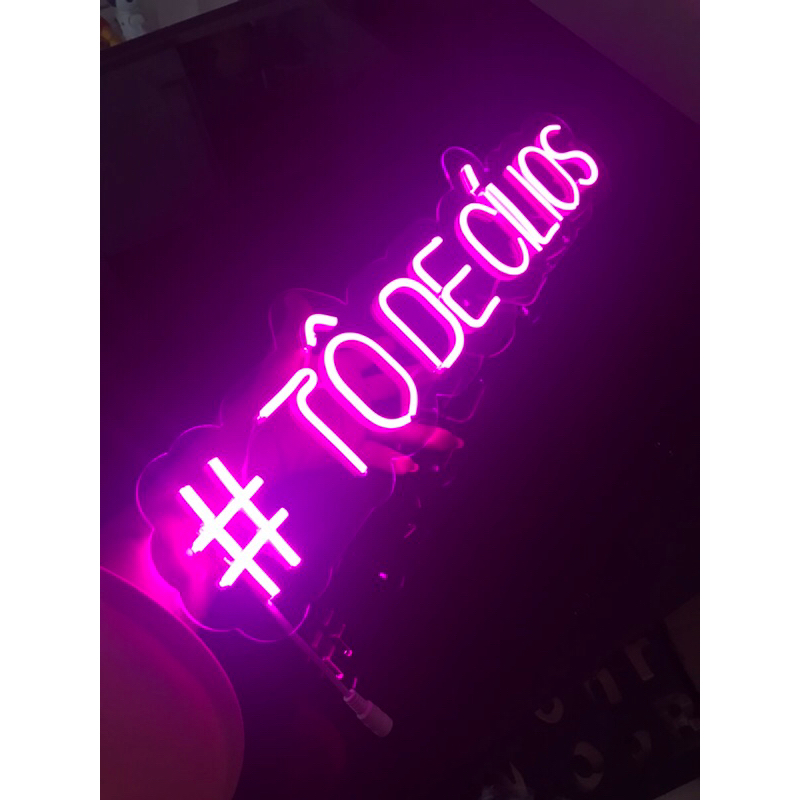 led neon personalizado 80cm | Shopee Brasil
