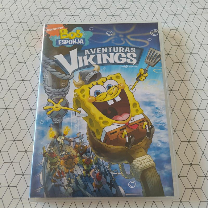 Dvd original Bob esponja - As aventuras Vikings | Shopee Brasil