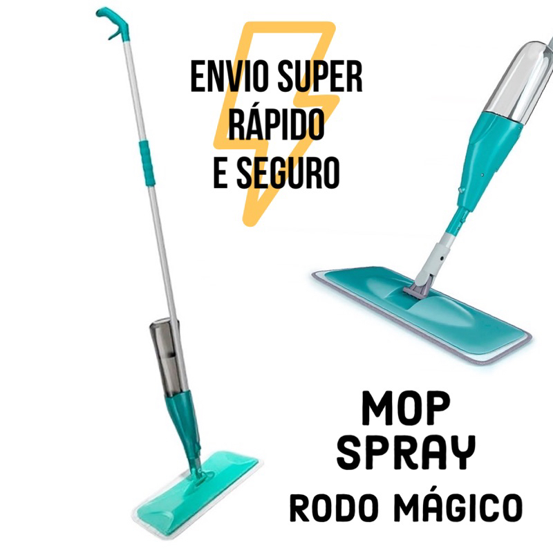 Rodo magico - Mop spray - Rodo de limpeza - Rodo Mop - Mop spray Refil ...