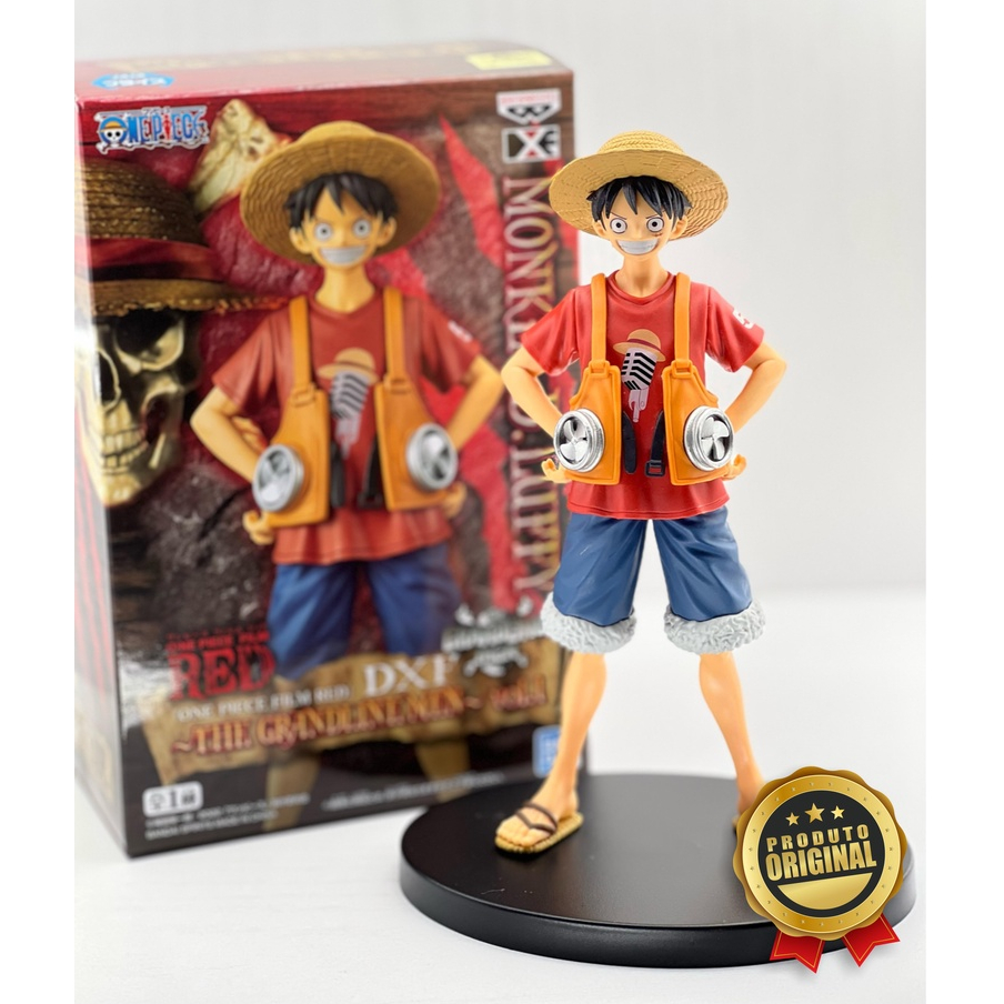 Action Figure Monkey D. Luffy One Piece DXF The Grandline Men Vol. 1 - Banpresto - Faz a Boa!