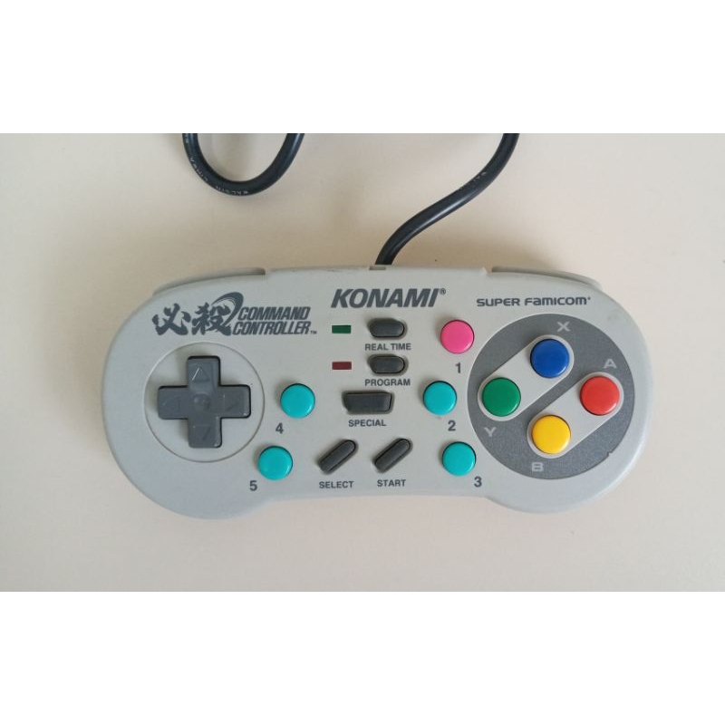 CONTROLE SUPER FAMICON COMMANDER CONTROLLER KONAMI SNES | Shopee Brasil