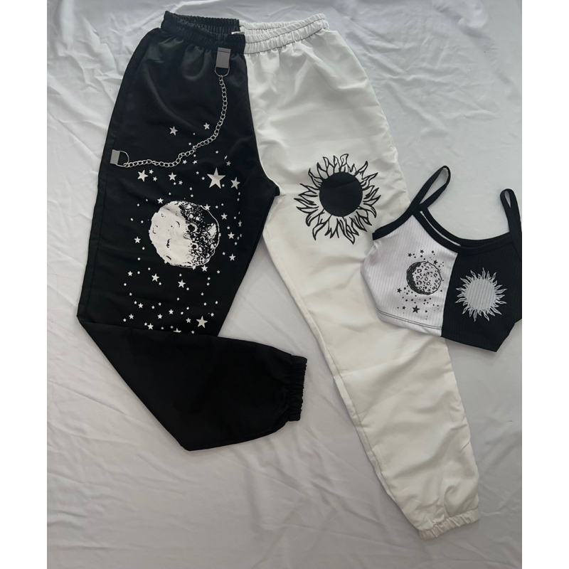 Conjunto Sol e Lua estilo moda blogueira roupa feminina | Shopee Brasil