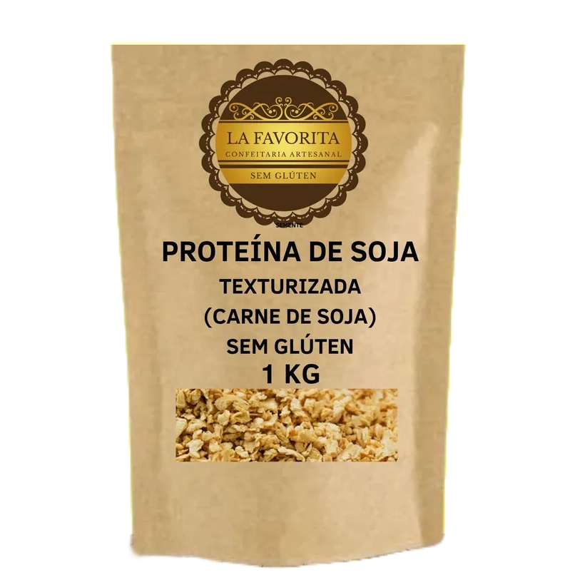 Proteína de Soja Texturizada 1 KG (Carne de Soja) - Sem Glúten - Vegano ...