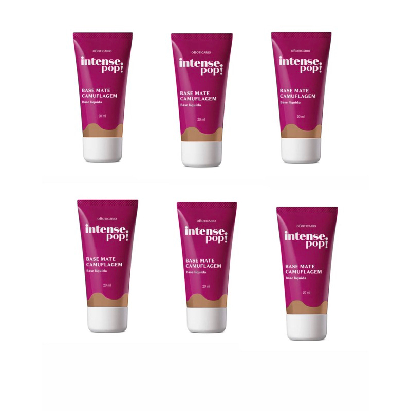 Base Mate Camuflagem Intense Pop! 20ml Lançamento de O Boticário ...