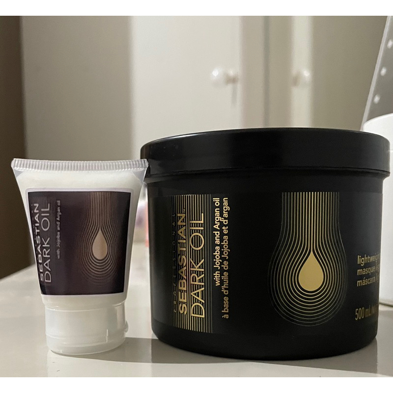 Sebas tian Dark Oil (Shampoo 60ml e Máscara 30/60g) | Shopee Brasil