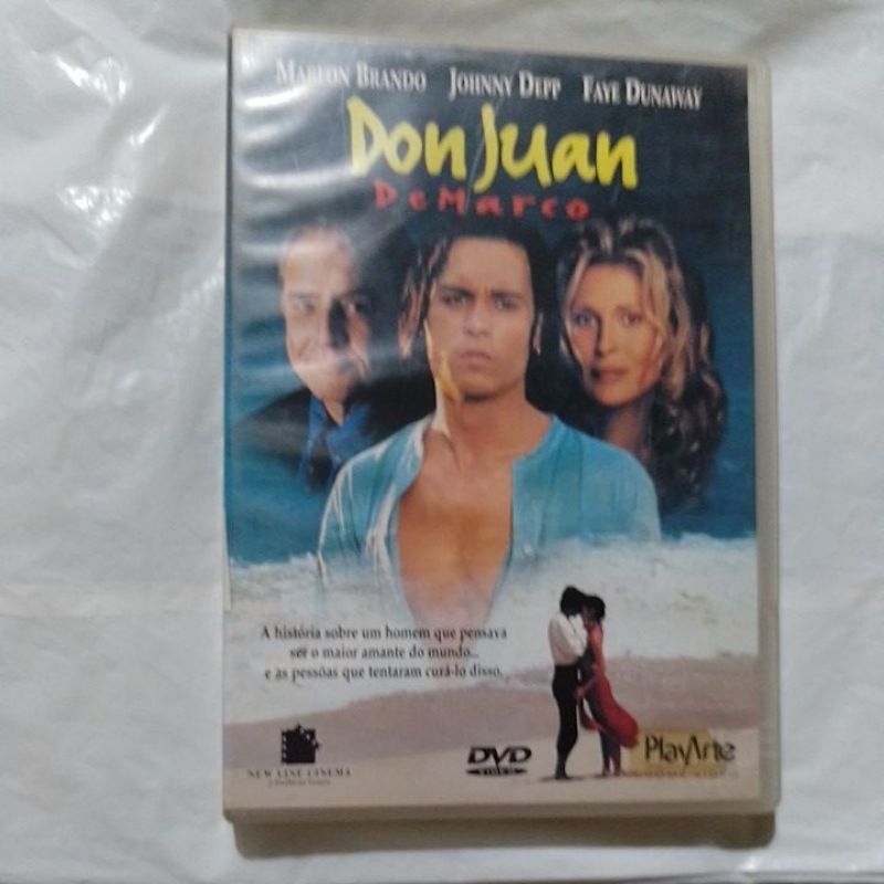 dvd don Juan de Marco Marlon brando Johnny deep faye dunaway | Shopee ...