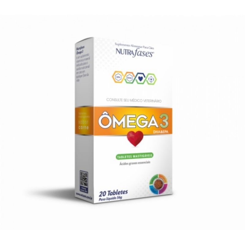 Ômega 3 Nutra Fases com 20 tablets | Shopee Brasil