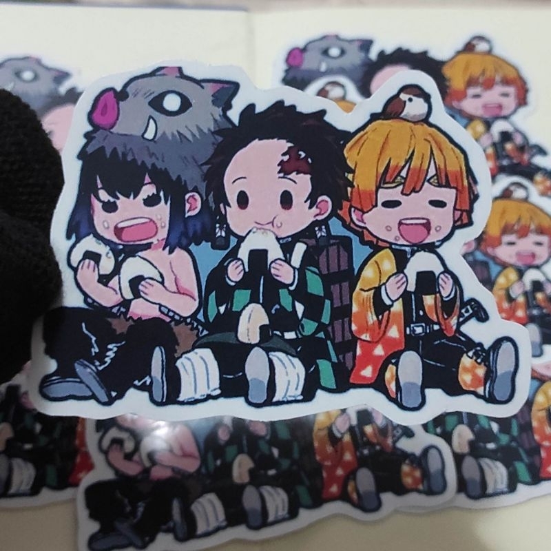 ONIGIRI - DEMON SLAYER - ADESIVOS | Shopee Brasil