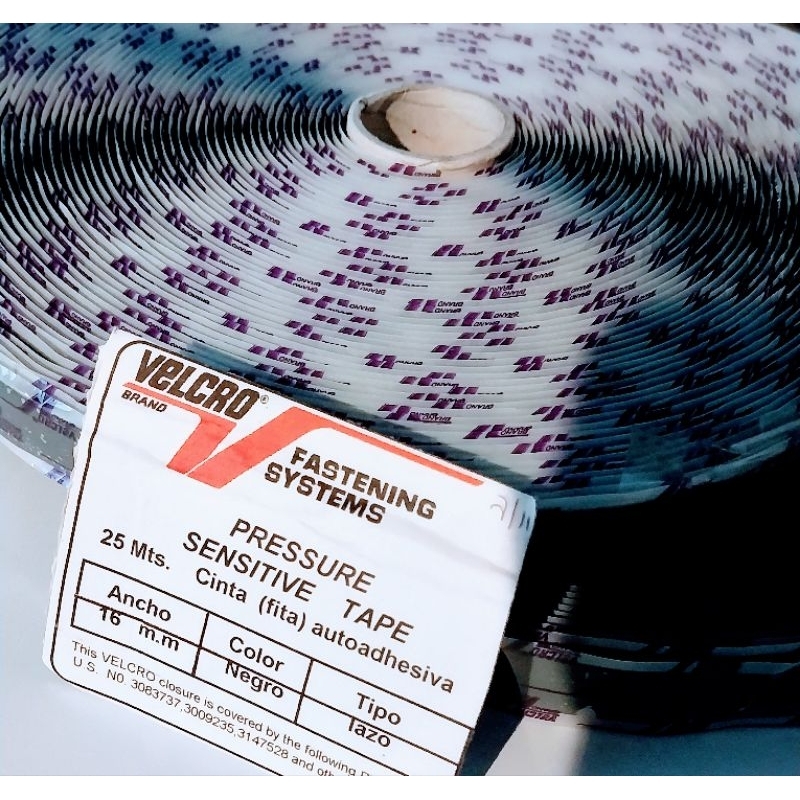 fita velcro com adesivo macho/fêmea 25mts | Shopee Brasil
