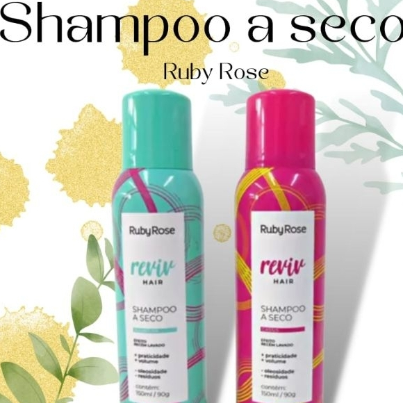 Shampoo a Seco Reviv Hair-Ruby Rose | Shopee Brasil