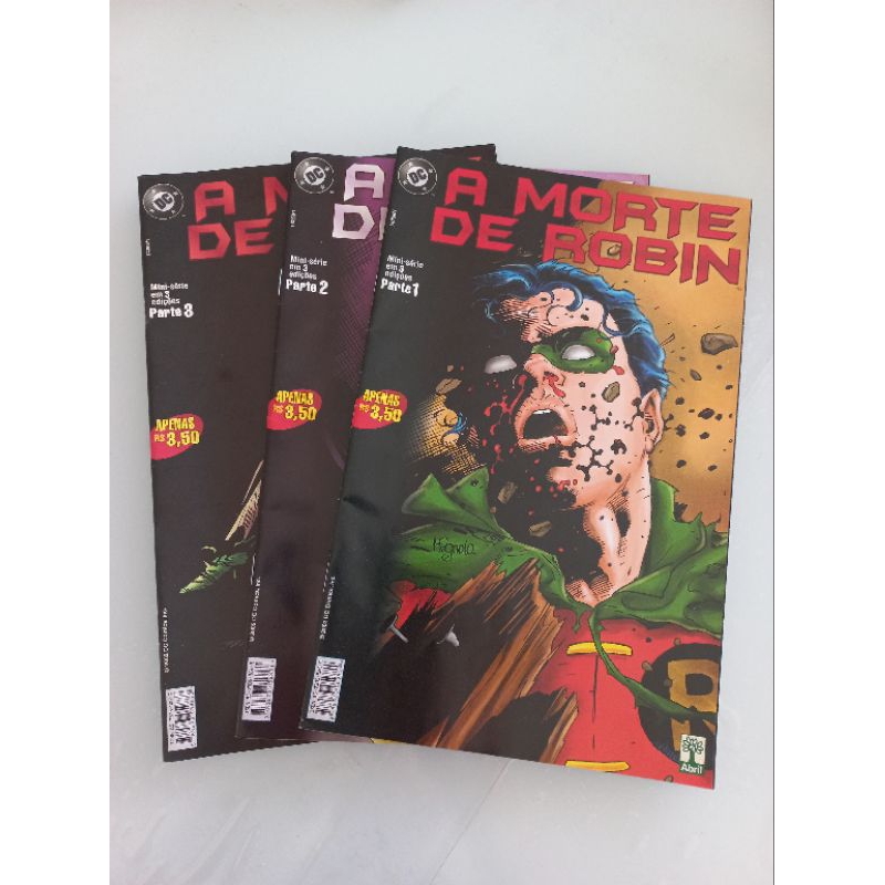 A morte de Robin minisserie em 3 edições | Shopee Brasil