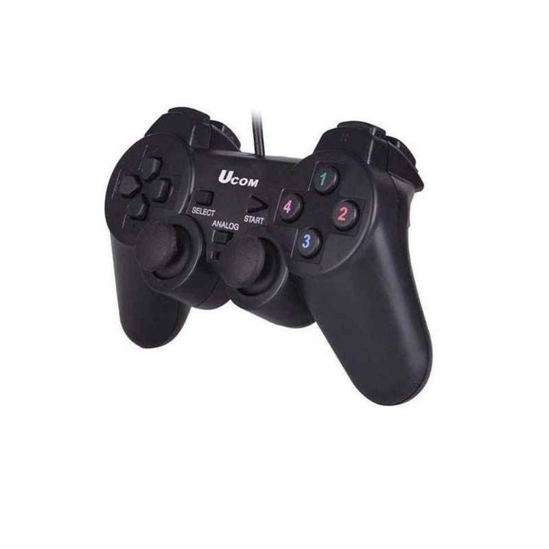 Controle Joystick USB para PC Ucom Com Fio Envio Rápido | Shopee Brasil