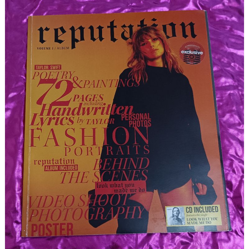 Taylor Swift - Reputation (Magazine Vol 1) | Shopee Brasil