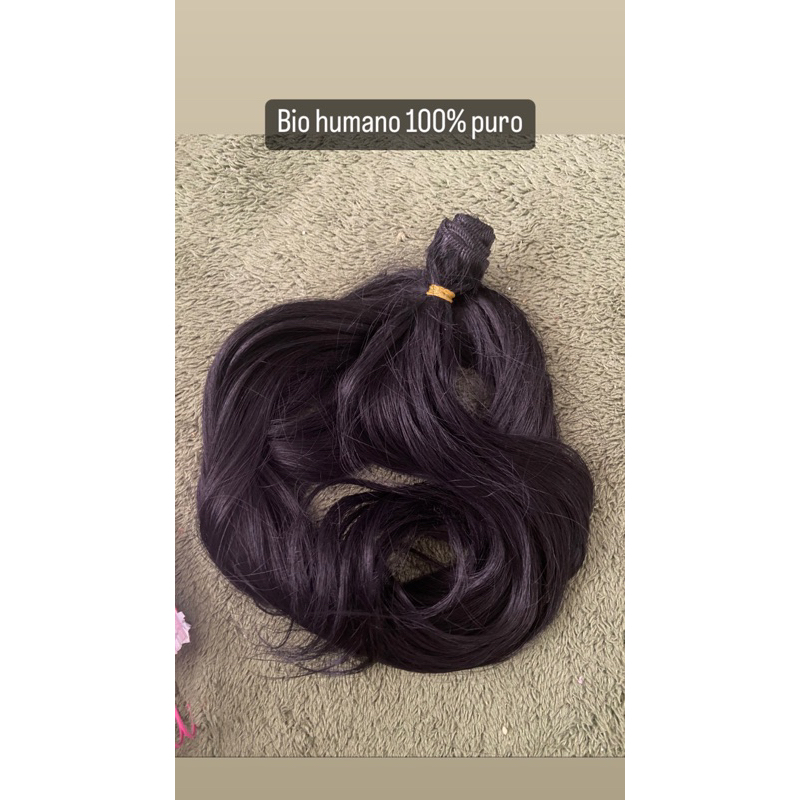 Cabelo Bio Humano 100% puro 70 cm | Shopee Brasil