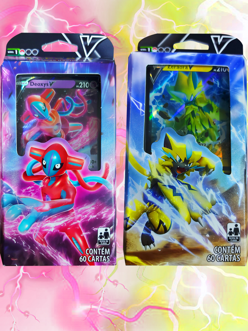 Decks Pokémon Zeraora e Deoxys COPAG | Shopee Brasil