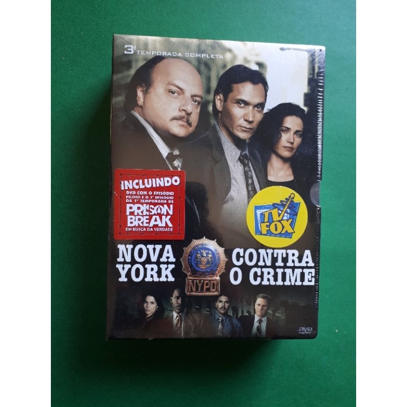 dvd box NOVA YORK CONTRA O CRIME - 3 temporada completa lacrado ...