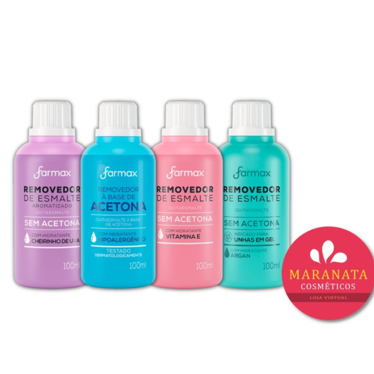 Farmax Acetona Vitamina E 100 ml | Shopee Brasil