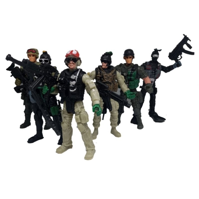 Kit Lote Bonecos soldados militar counter strike Guerreiros K7 | Shopee ...