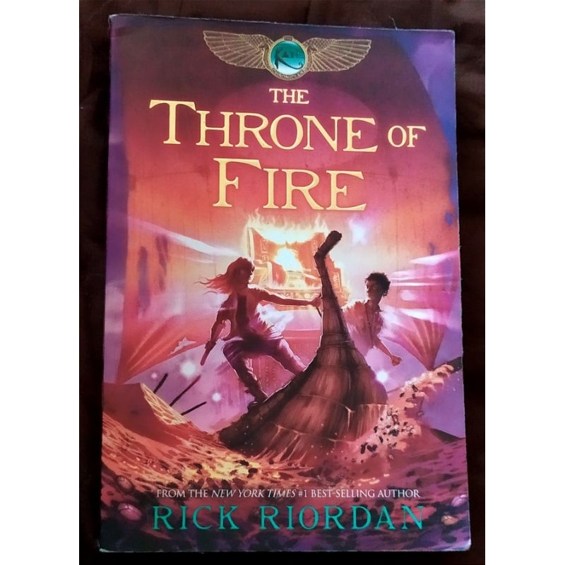 Livro The Throne Of Fire Livro 2 - Rick Riordan | Shopee Brasil