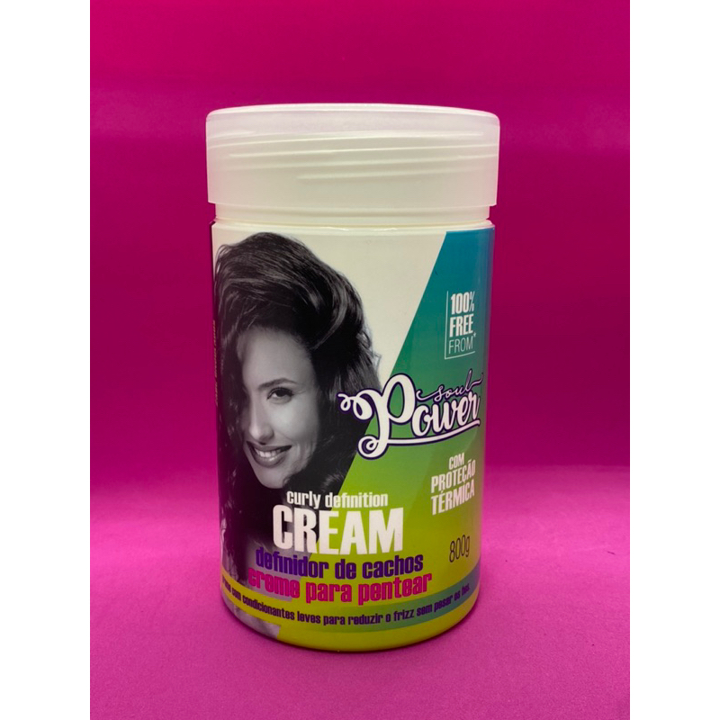 Creme para Pentear Curly Definition Cream Soul Power 800g | Shopee Brasil