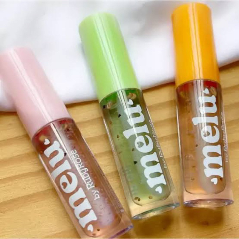 Lip Oil Melu By Ruby Rose - Pitanga/Pitaya/UvaVerde | Shopee Brasil