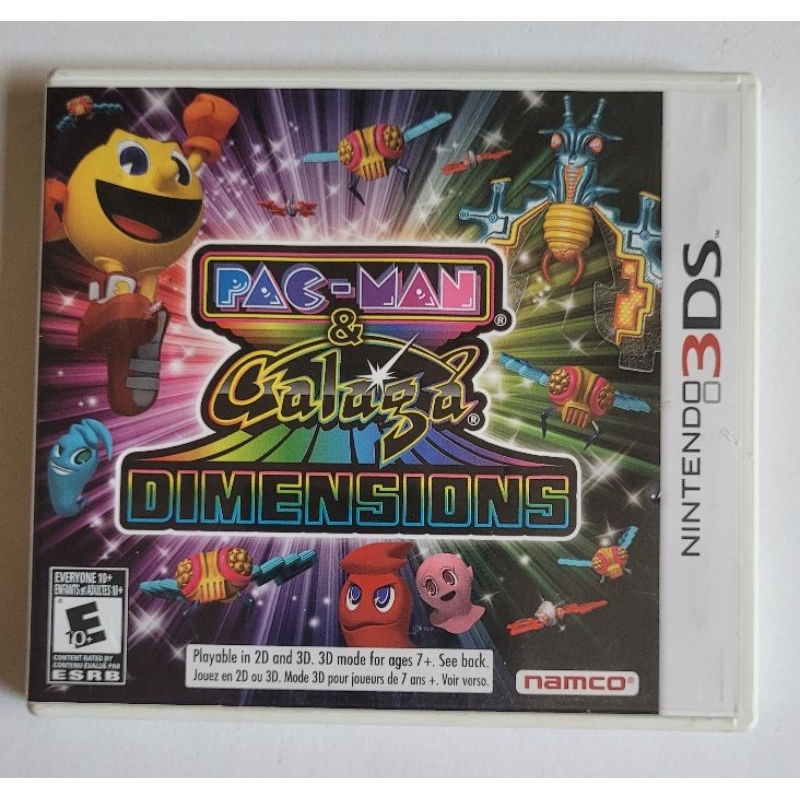 Pac-Man & Galaga - Dimensions - Nintendo 3Ds | Shopee Brasil