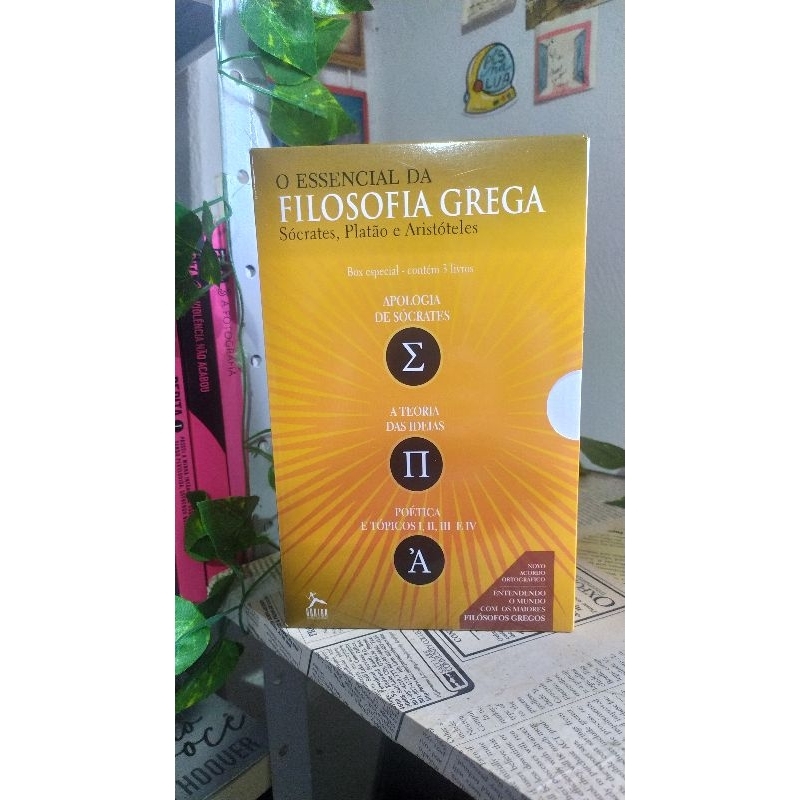 Box O Essencial Da Filosofia Grega - Sócrates, Platão e Aristóteles ...