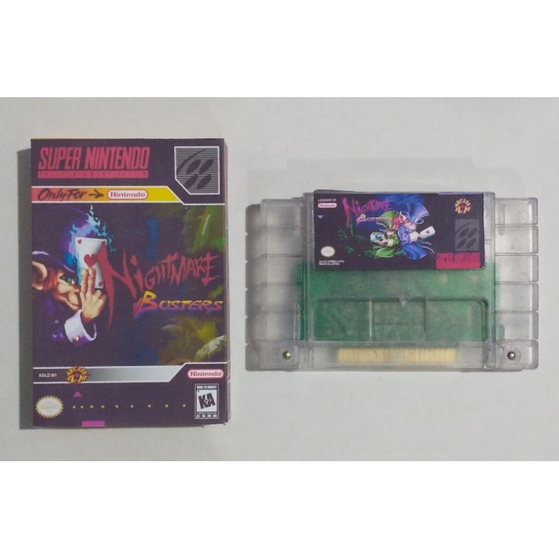 Nightmare Busters - Cartucho Super Nintendo Repro | Shopee Brasil
