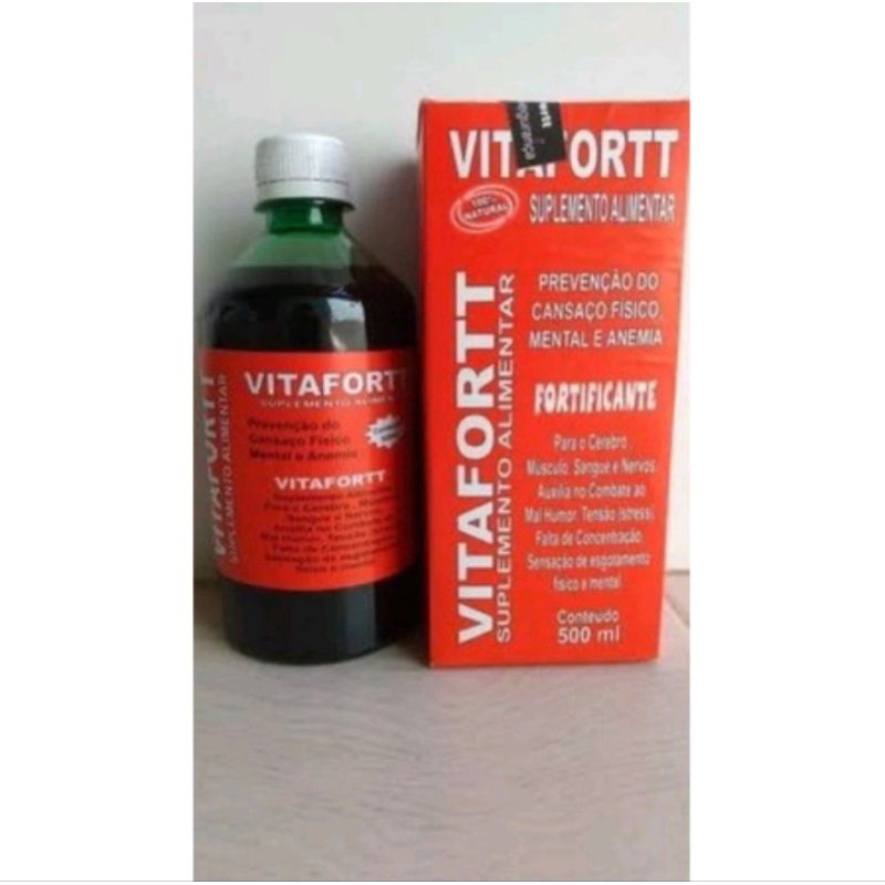 kit 12 Unidades Vitafort 500 ml | Shopee Brasil