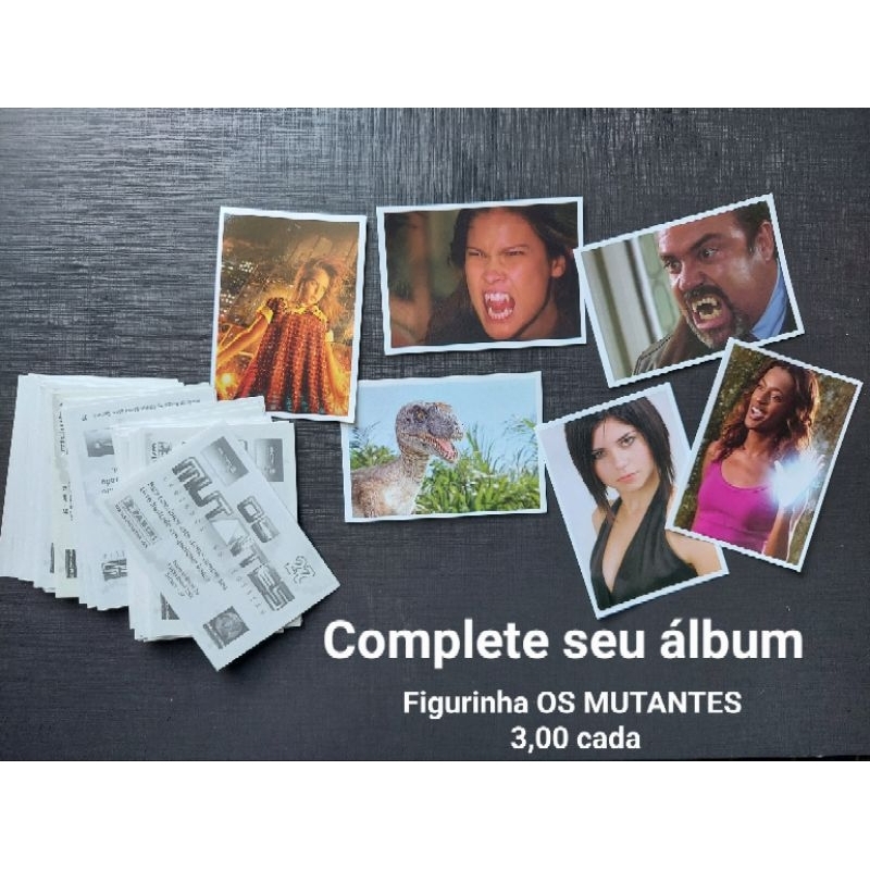Figurinhas álbum novela Os Mutantes TV Record | Shopee Brasil