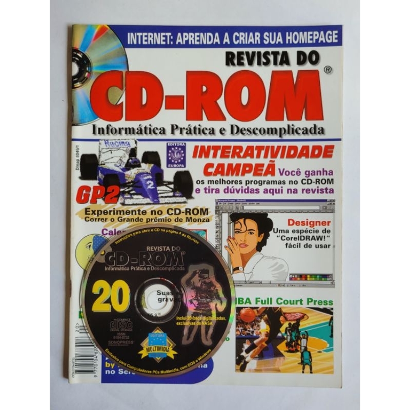 Revista do Cd-rom N° 20 - Pc | Shopee Brasil