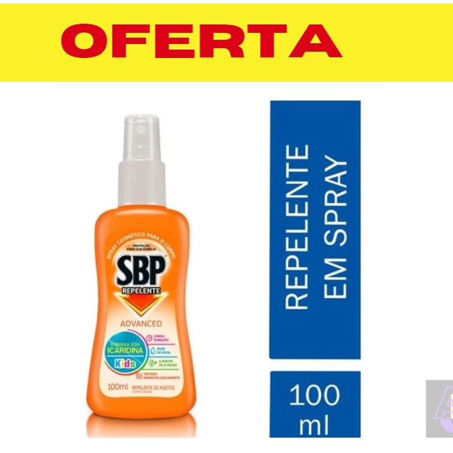Repelente Em Spray Sbp Icaridina 100ml original | Shopee Brasil