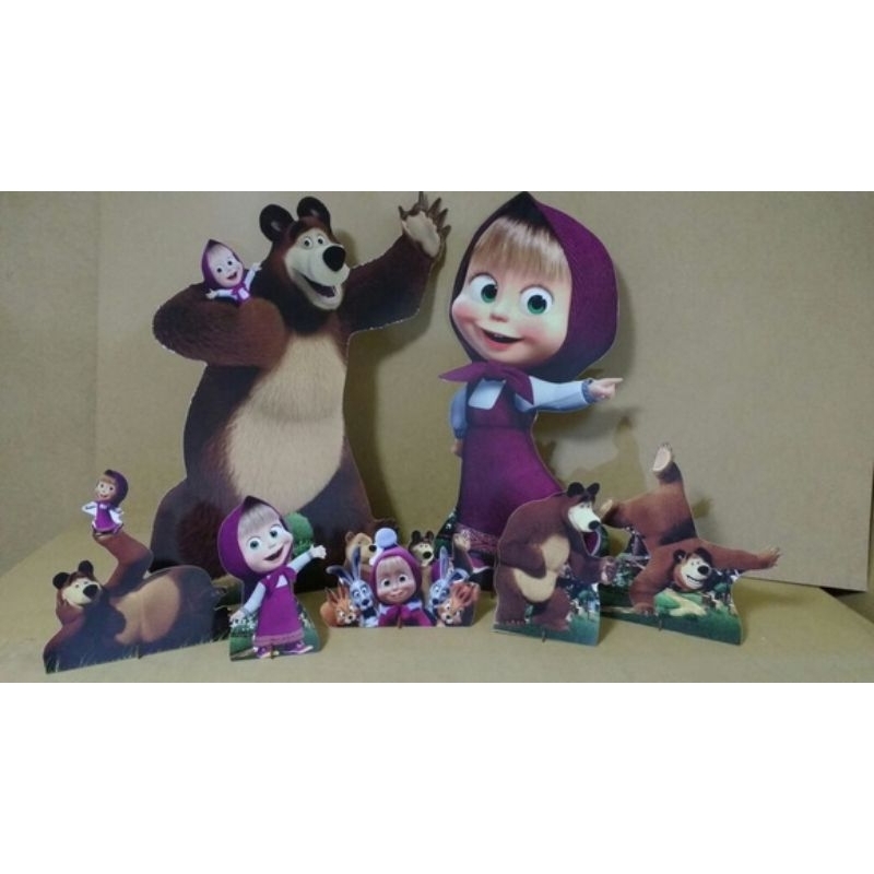 Kit Masha e o Urso Display mdf | Shopee Brasil