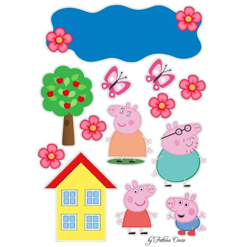 Topo de bolo Peppa Pig | Shopee Brasil Topo de bolo Peppa Pig | Shopee Brasil