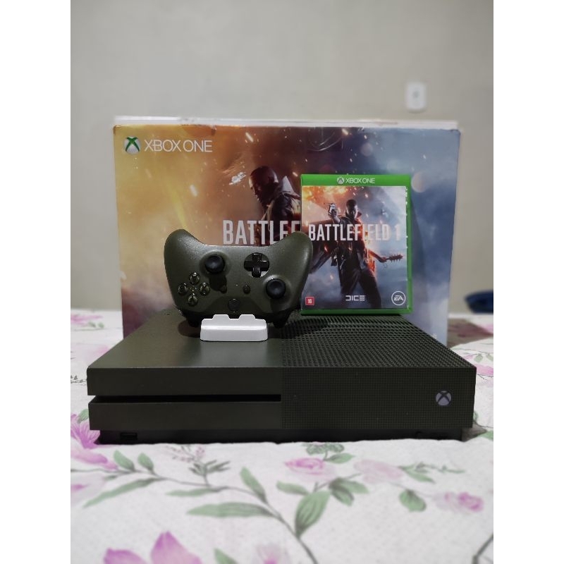 Xbox One S 1TB BF1 Edition + BF1(Jogo) | Shopee Brasil