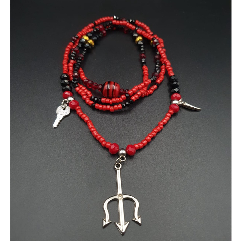 Guia de Exu / Exu 7 Encruzilhadas/ Tranca Rua / Pinga Fogo / Exu ...