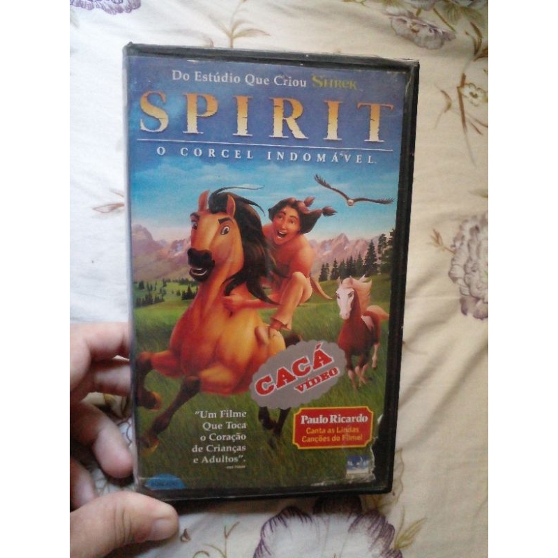 VHS Spirit O corcel indomável ( dublado) | Shopee Brasil
