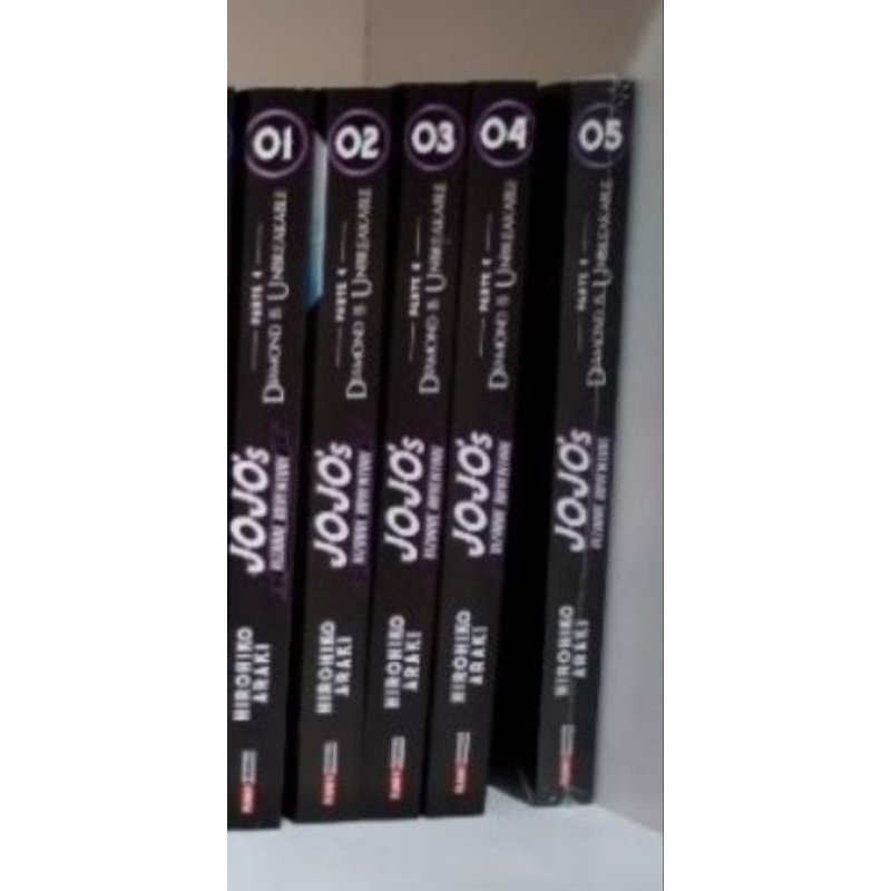 JoJo's Bizarre Adventure Diamond Is Unbreakable 5 volumes | Shopee Brasil