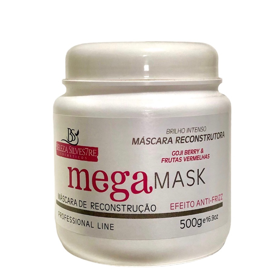 Mega Mask Resconstrutora Efeito Anti Frizz 500g - Beleza Silvestre ...