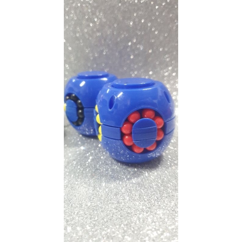 10 unid Cubo giratorio ou spiner giratorio (duas unidades de cada cor ...