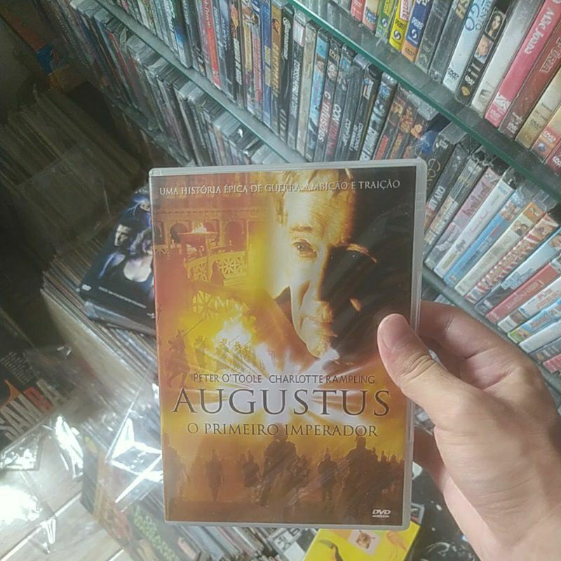 Dvd Augustus - O primeiro Imperador ( Peter O'toole, Charlotte Rampling ...