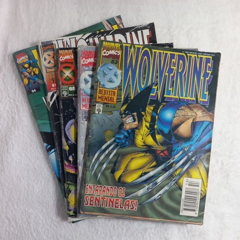 Gibi - Wolverine - Números diversos | Shopee Brasil