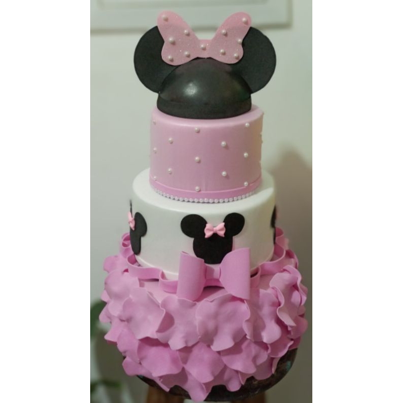 Bolo Fake Minnie Rosa | Shopee Brasil