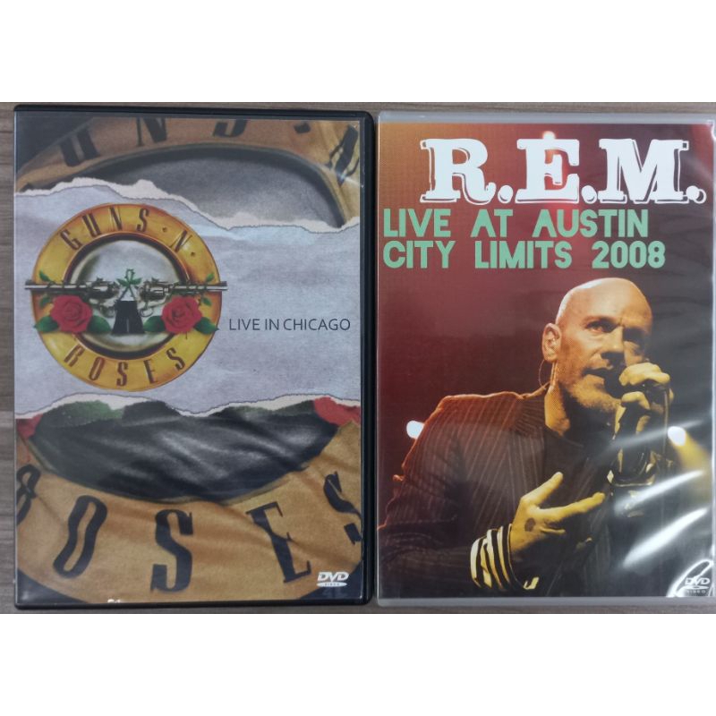 DVD - Kit - Guns N Roses Live In Chicago e Rem Live At Austin City ...