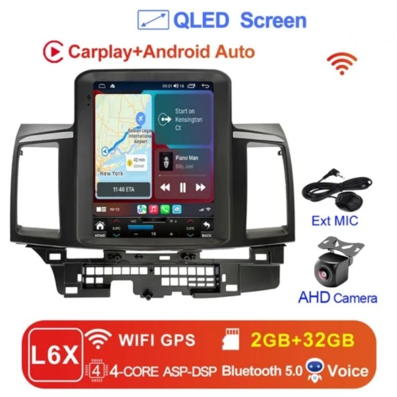 Multimidia Tesla Lancer 2010/2019 Carplay + Android Auto | Shopee Brasil