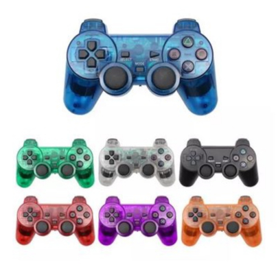 Controle Ps2 Transparente Playstation 2 Controle Com Fio - Escorrega o ...